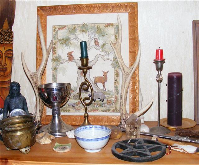 Magical Tools and Altar - Crystal Master